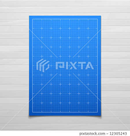 Blue isolated square grid with shadow isolated... - Stock Illustration ...