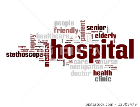 Hospital word cloud - Stock Illustration [12305479] - PIXTA