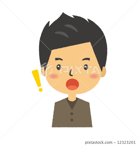 Father surprised surprised - Stock Illustration [12323201] - PIXTA