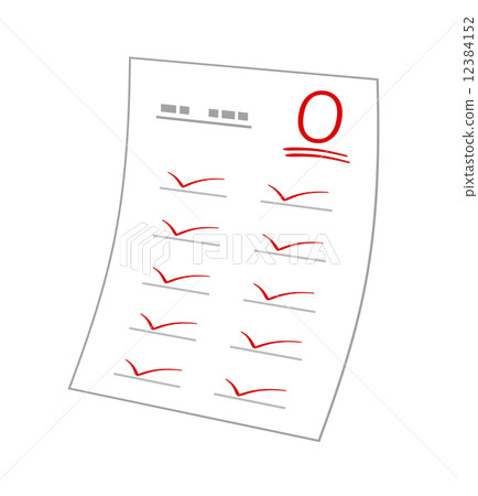 0 point test - Stock Illustration [12384152] - PIXTA