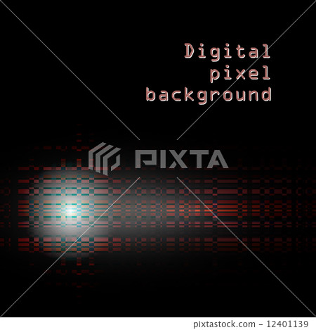 Digital pixel pattern - Stock Illustration [12401139] - PIXTA