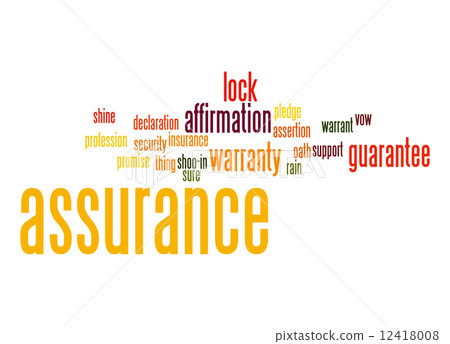 Assurance word cloud - Stock Illustration [12418008] - PIXTA