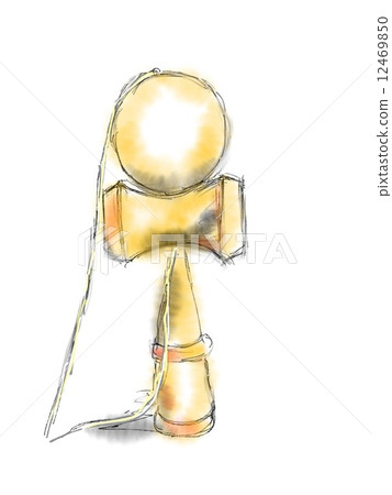 Kendama illustration - Stock Illustration [12469850] - PIXTA