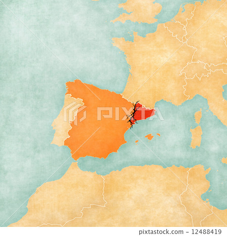 Independence of Catalonia - Stock Illustration [12488419] - PIXTA