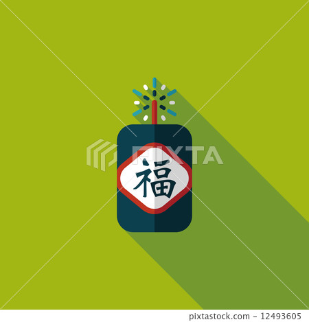 Chinese New Year flat icon, eps10, word Fu,...-插圖素材 [12493605] - PIXTA圖庫