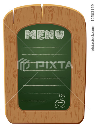 Wooden sign board - object isolated on white... - Stock Illustration ...