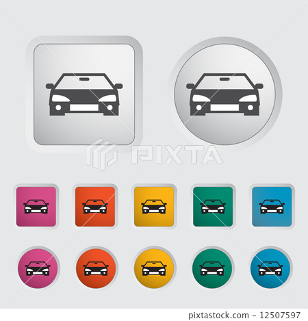 Car icon - Stock Illustration [12507597] - PIXTA