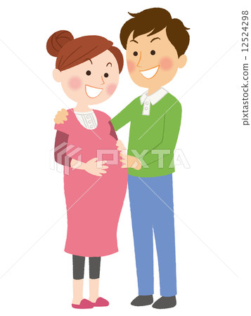 Pregnancy / childbirth _ Illustration - Stock Illustration [12524298 ...