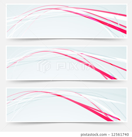 Fast speed rapid red lines web banners set - Stock Illustration ...