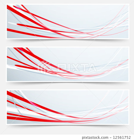 Bright red speed rapid swoosh stream line header - Stock Illustration ...
