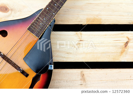 vintage mandolin background -照片素材（圖片） [12572360] - PIXTA圖庫