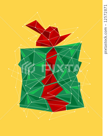 Abstract Christmas Gift - Stock Illustration [12572871] - PIXTA