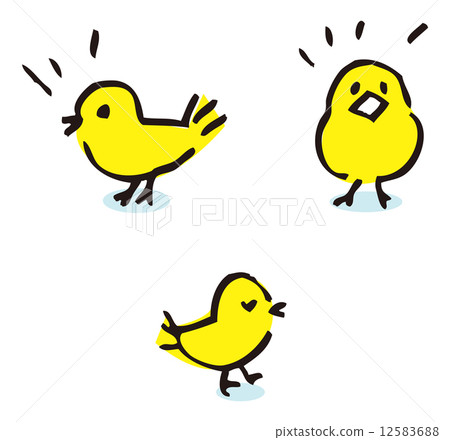Chick hand-painted - Stock Illustration [12583688] - PIXTA
