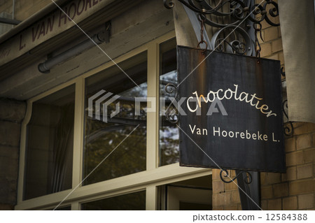 Chocolate Shop Sign Gent - Stock Photo [12584388] - PIXTA