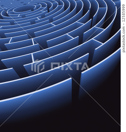 Stock Illustration: Labyrinth - Stock Image - Everypixel