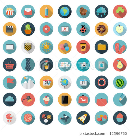 Set of Flat Design Concept Vector Illustration... - Stock Illustration ...
