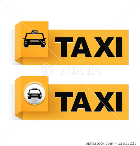 Taxi - Stock Illustration [12615223] - PIXTA