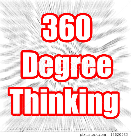 360 Degree Thinking - Stock Illustration [12620983] - PIXTA