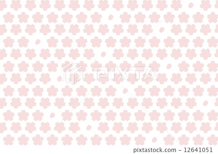 Cherry blossom pattern (light pink flower) - Stock Illustration ...