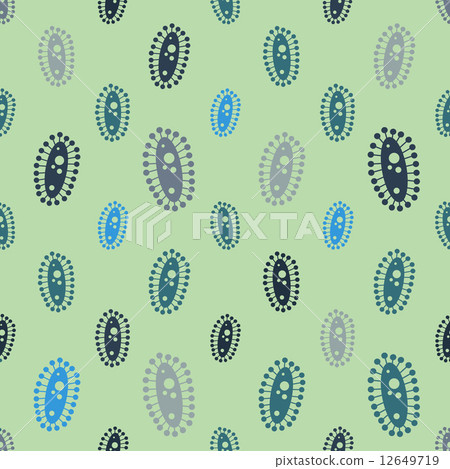 Vector virus seamless pattern - Stock Illustration [12649719] - PIXTA