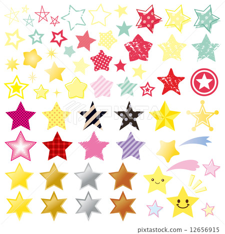 Star illustration collection - Stock Illustration [12656915] - PIXTA