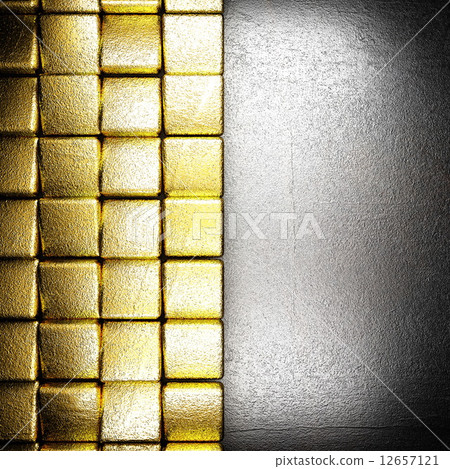 gold and silver background - Stock Illustration [12657121] - PIXTA