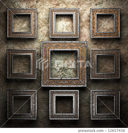 Antique ornament frames - Stock Illustration [12657438] - PIXTA