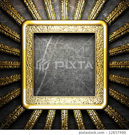 gold on stone background - Stock Illustration [12657490] - PIXTA