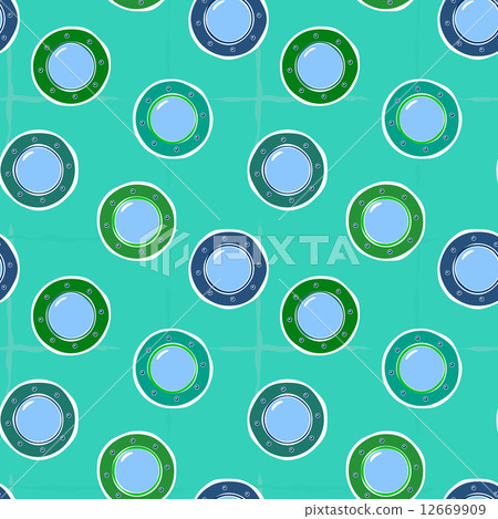 Vector background - stylized portholes - Stock Illustration [12669909 ...