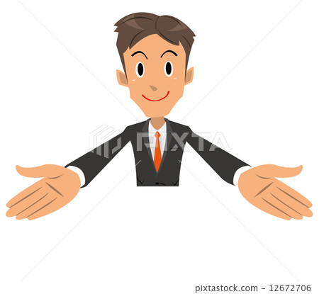 Business people introduction - Stock Illustration [12672706] - PIXTA
