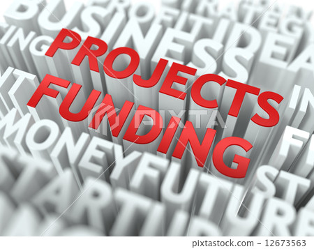 Projects Funding - Wordcloud Concept. - Stock Illustration [12673563 ...
