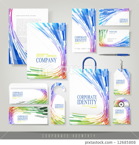 brochure, bookmark, abstract - Stock Illustration [12685808] - PIXTA