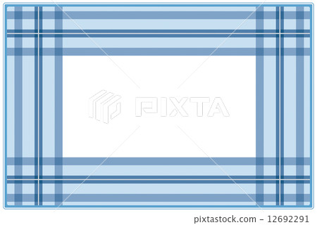 Line frame (blue) 006 - Stock Illustration [12692291] - PIXTA