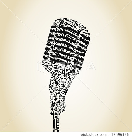 Microphone6 - Stock Illustration [12696386] - PIXTA