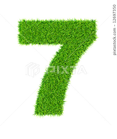 Grass number 7 - Stock Illustration [12697350] - PIXTA