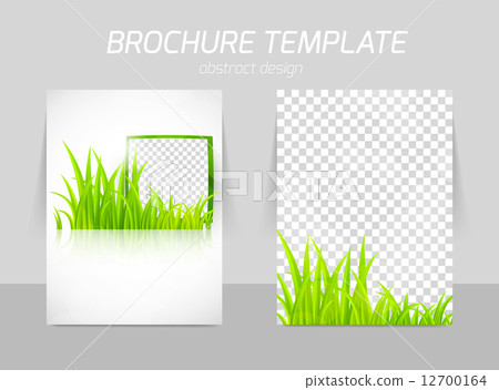 Flyer back and front template design - Stock Illustration [12700164 ...