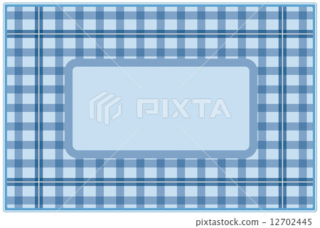 Line frame (blue) 013 - Stock Illustration [12702445] - PIXTA