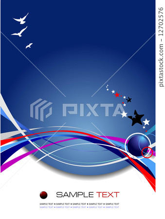 Blue business background. Vector illustration - Stock Illustration ...