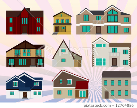 vector, vectors, housing - Stock Illustration [12704886] - PIXTA