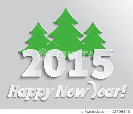 2015 Happy New Year - Stock Illustration [12706548] - PIXTA