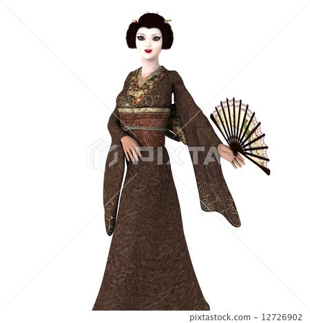 geisha - Stock Illustration [12726902] - PIXTA