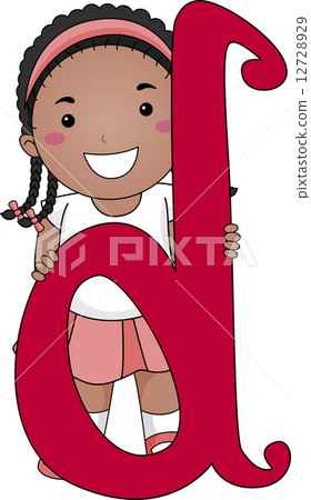 Letter Kid D - Stock Illustration [12728929] - PIXTA