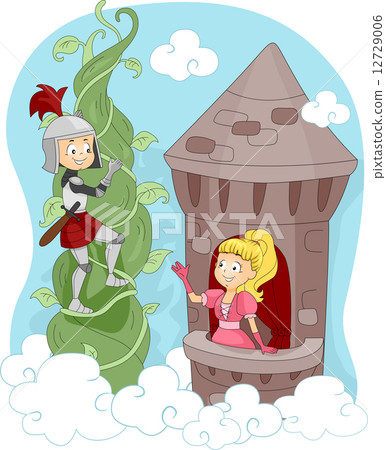 Knight Rescuing Princess - Stock Illustration [12729006] - PIXTA