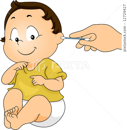 Ear Cleaning-插圖素材 [12729427] - PIXTA圖庫