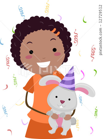 Birthday Rabbit - Stock Illustration [12729512] - PIXTA