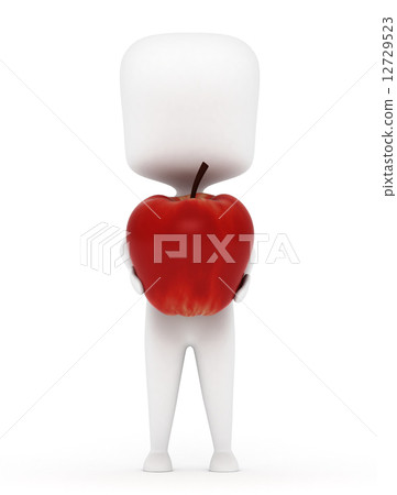 Apple Man - Stock Illustration [12729523] - PIXTA