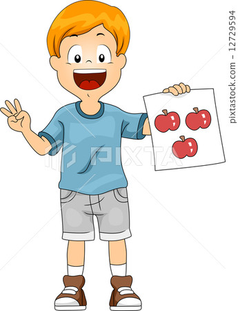 Counting Flashcard - Stock Illustration [12729594] - PIXTA