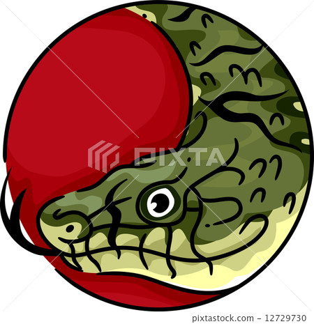 Zodiac Snake - Stock Illustration [12729730] - PIXTA