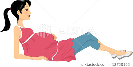 Pregnancy Exercise - Stock Illustration [12730103] - PIXTA