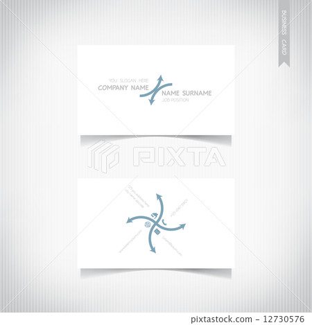 Business card template set, vector eps10 - Stock Illustration [12730576 ...